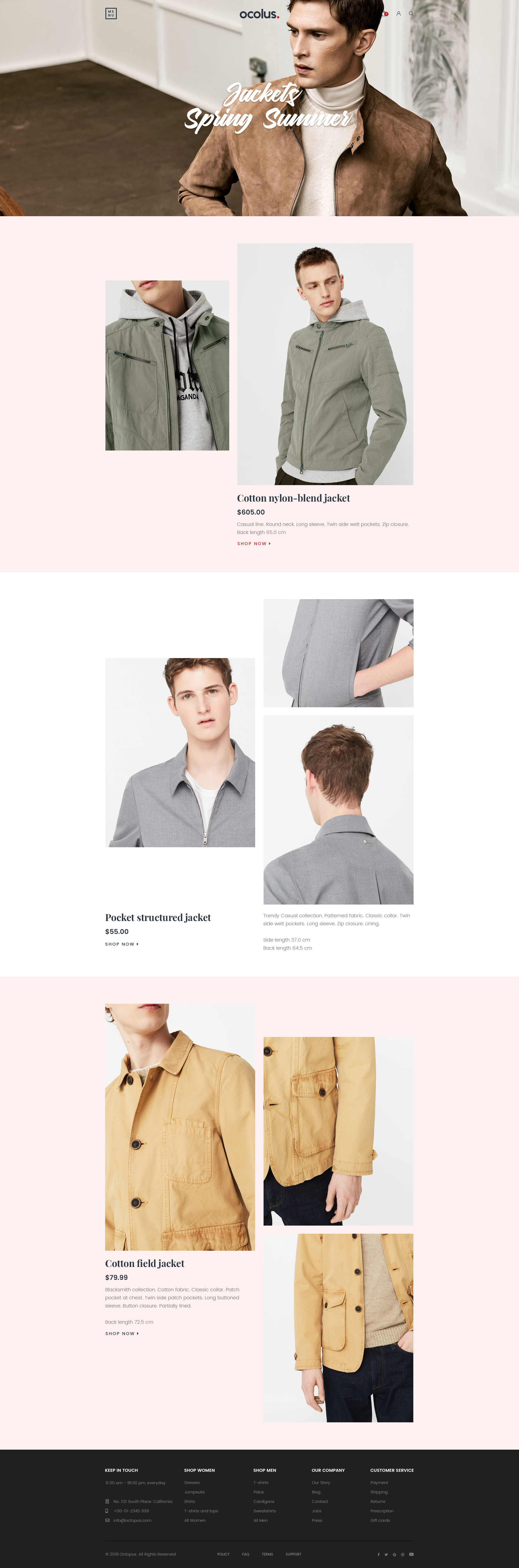Ocolus - Creative & Modern Multi-Purpose eCommerce PSD Template by District_11